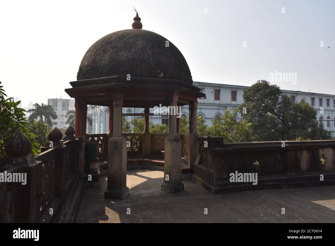 Rooftop Observatory of the Acharya Bhaban. 93 APC Road. Residence of ...