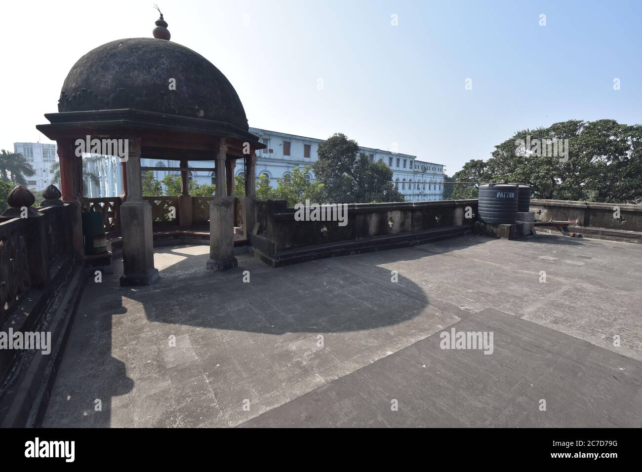 Rooftop Observatory of the Acharya Bhaban. 93 APC Road. Residence of ...