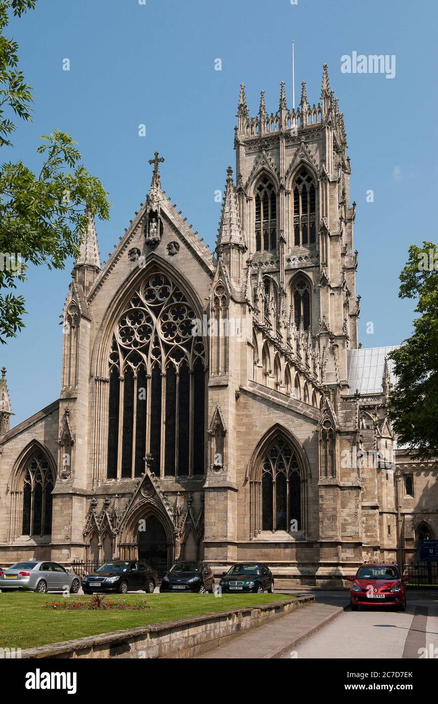 St George's Minster in the town of Doncaster, Yorkshire, England Stock ...