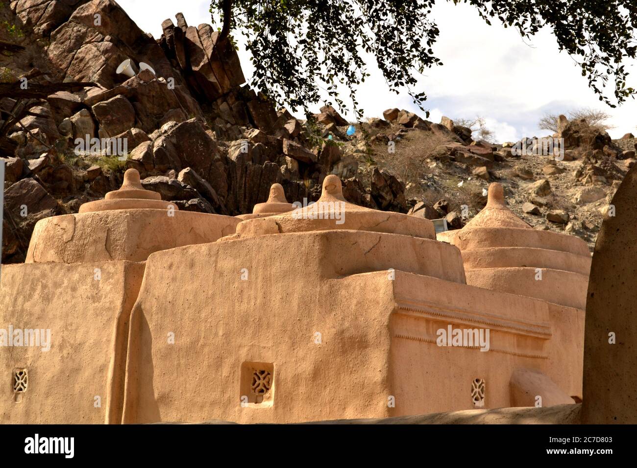 Al Bidya Mosque, Fujeirah, United Arab Emirates Stock Photo - Alamy