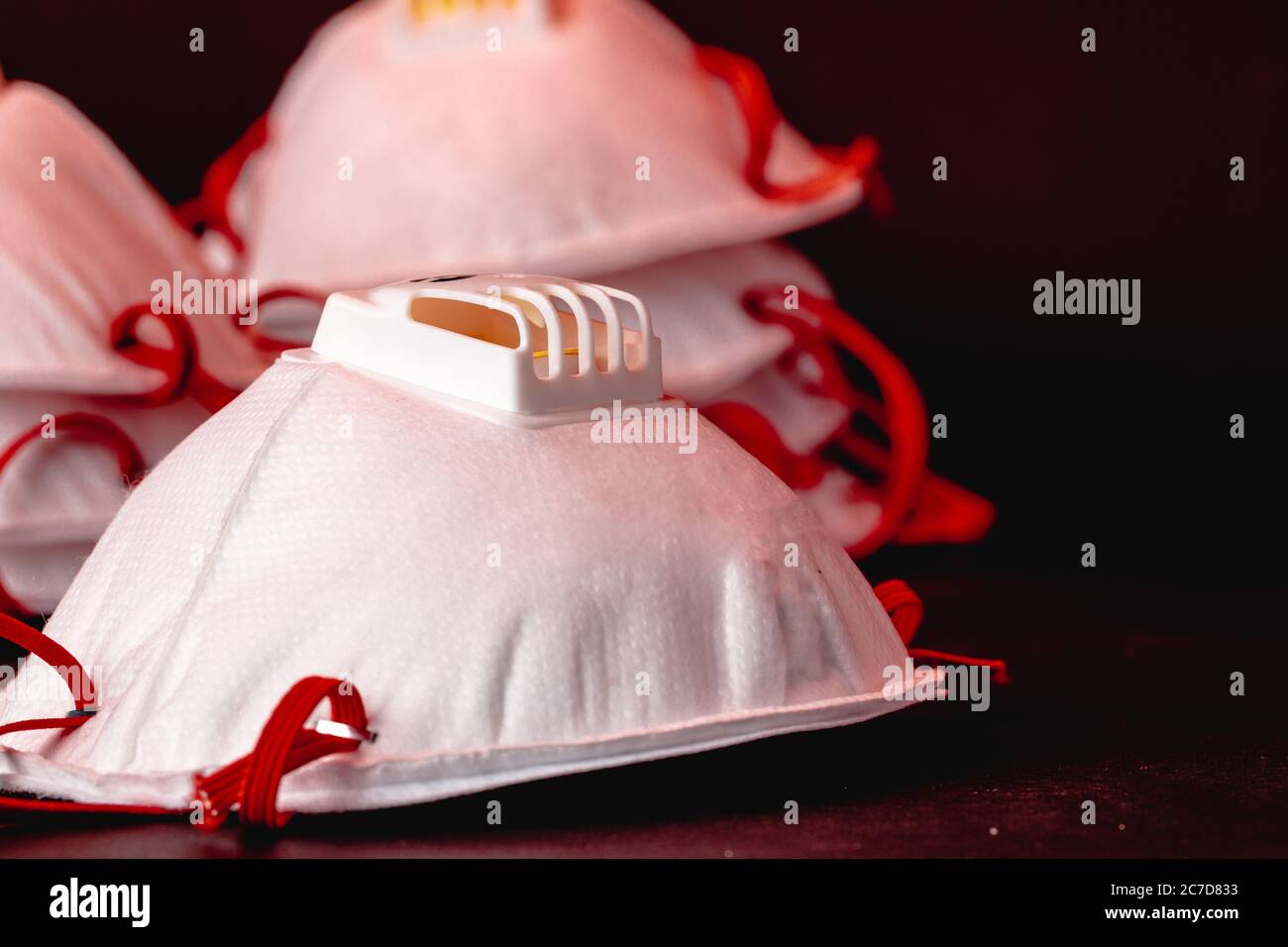 Protective medical face mask against pollution and infections Stock ...