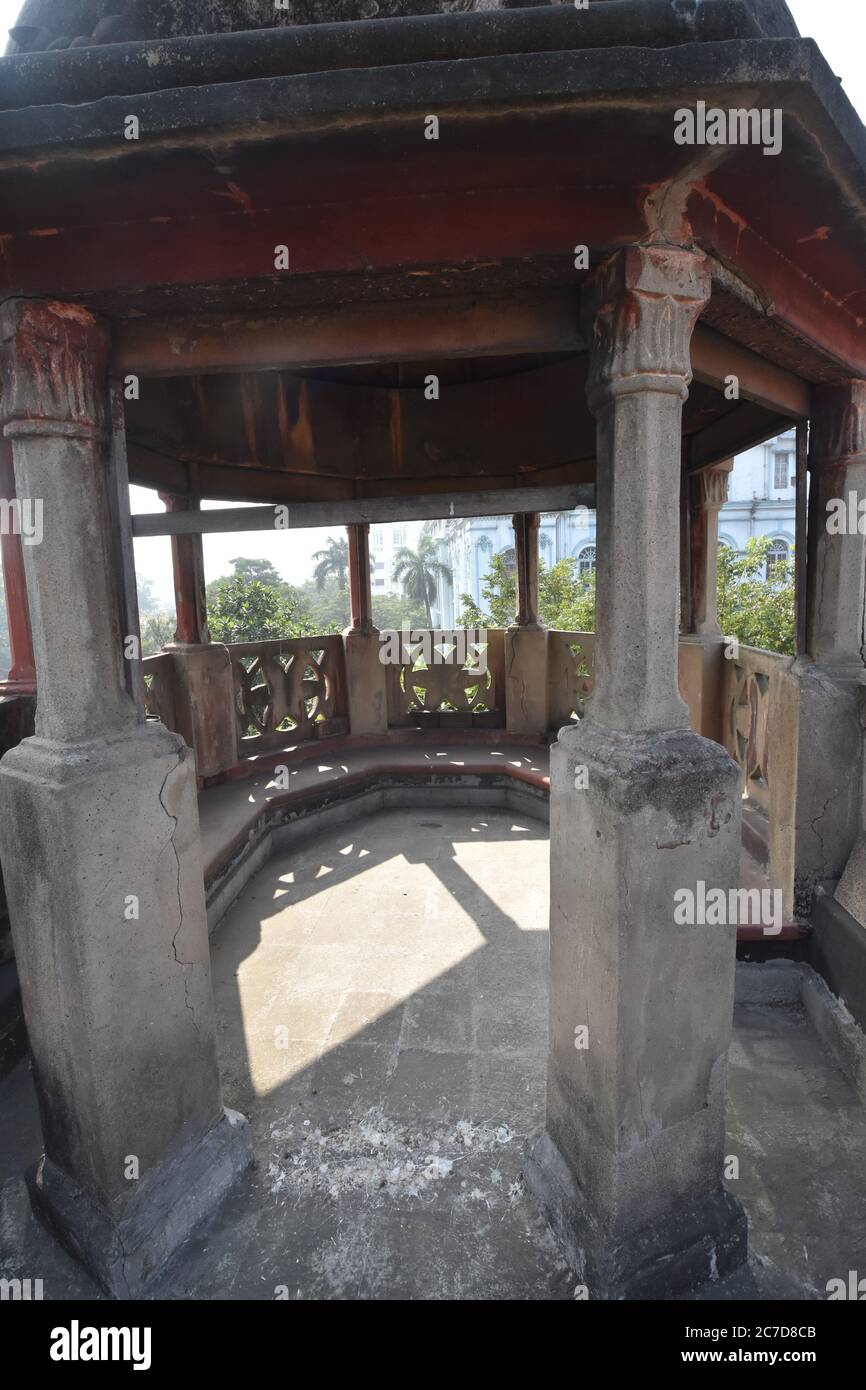 Rooftop Observatory of the Acharya Bhaban. 93 APC Road. Residence of ...