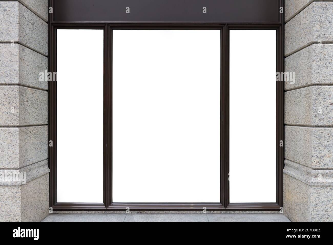 Shop Boutique Store Front with Big Window and Place for Name Stock ...