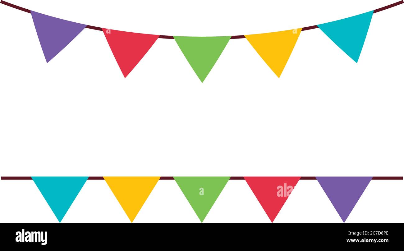 Party banner pennant vector design Stock Vector Image & Art - Alamy