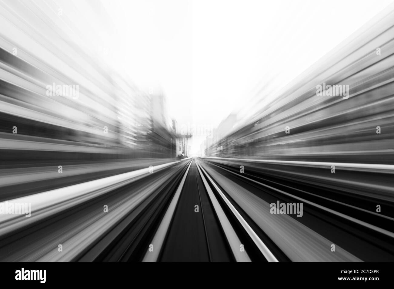 Speed motion in urban highway road tunnel Stock Photo - Alamy