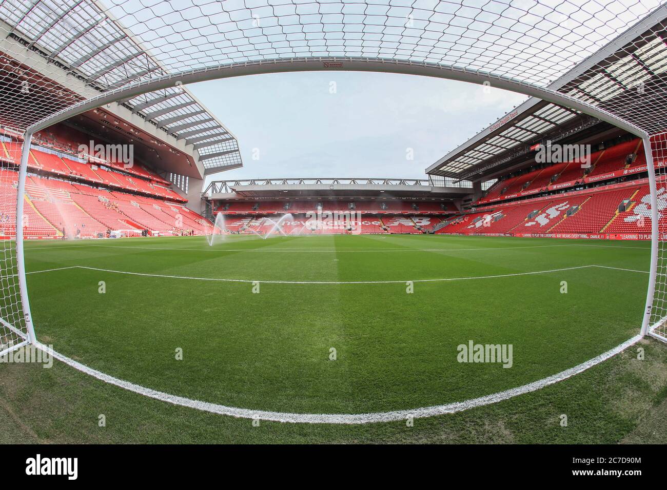 A general view of Anfield Stock Photo - Alamy