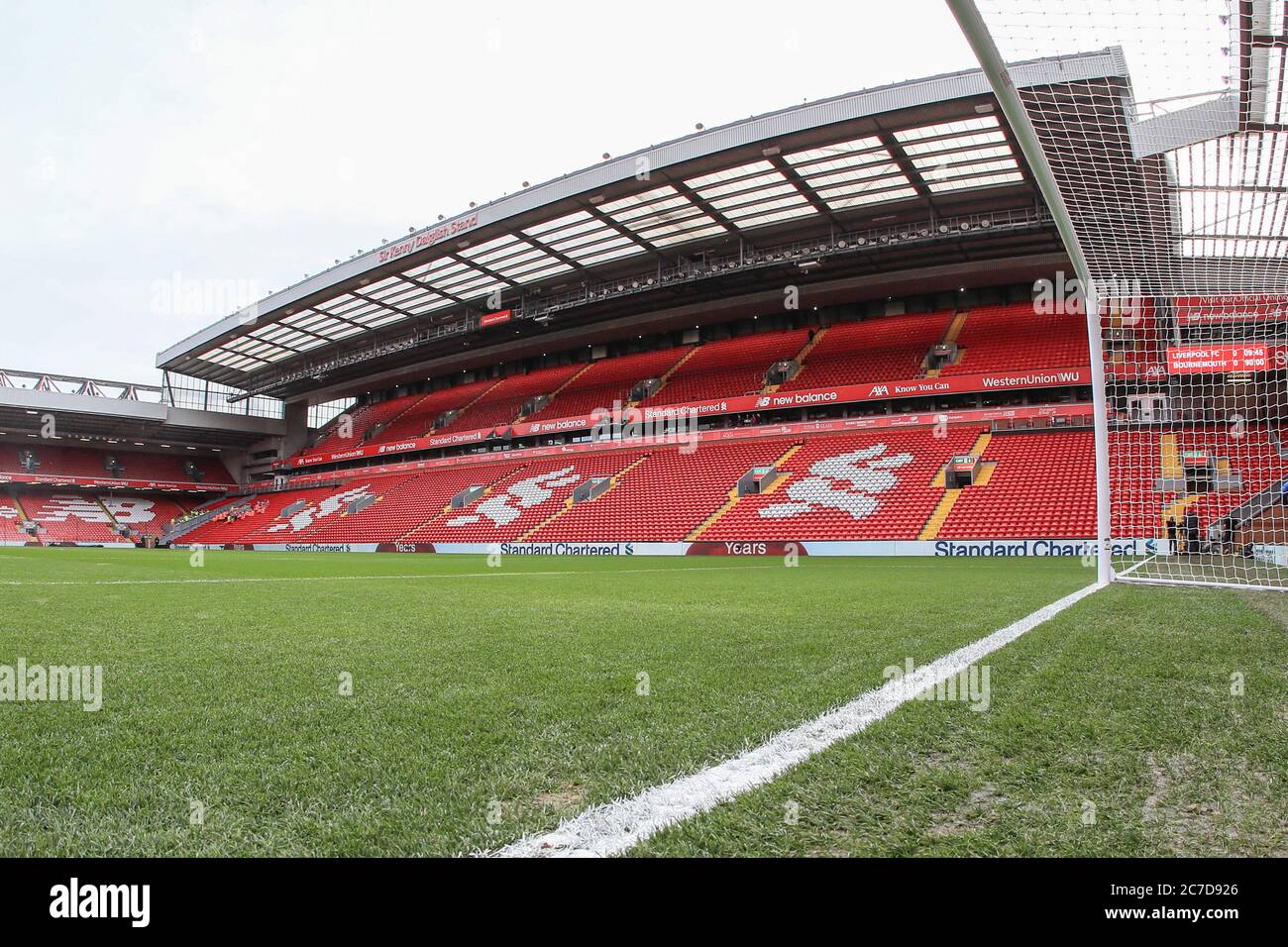A general view of Anfield Stock Photo - Alamy