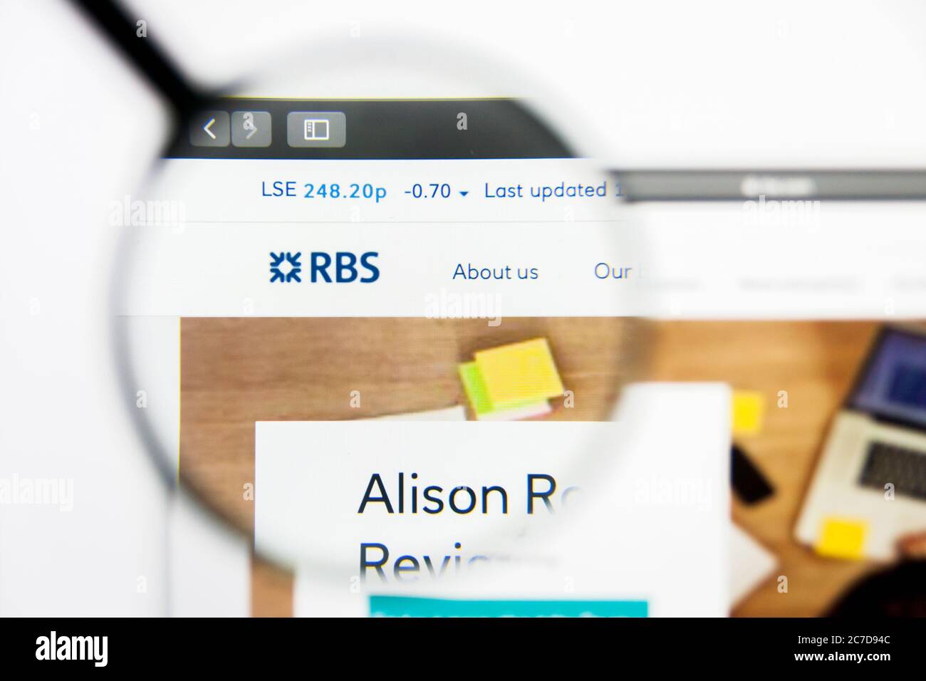 Royal bank of scotland logo hi-res stock photography and images - Alamy