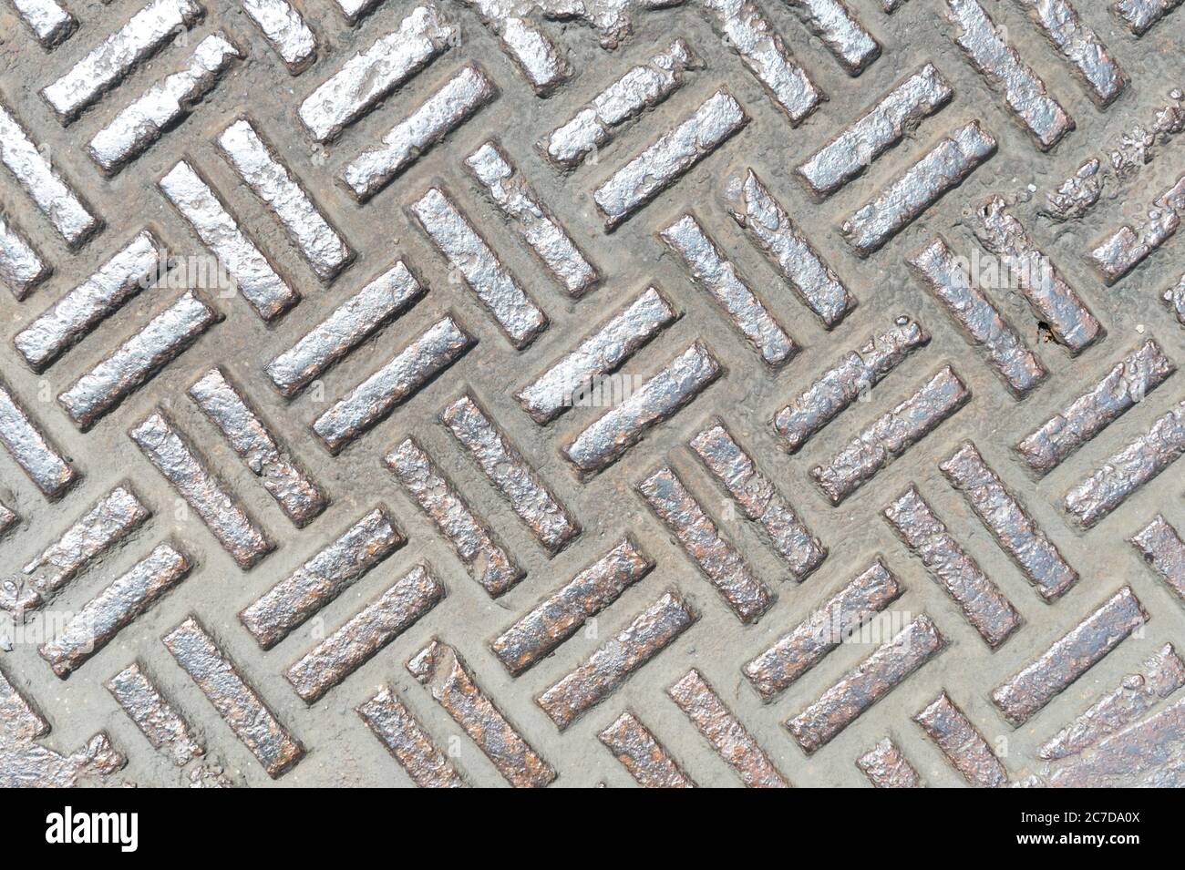 pattern style of steel floor for background Stock Photo - Alamy