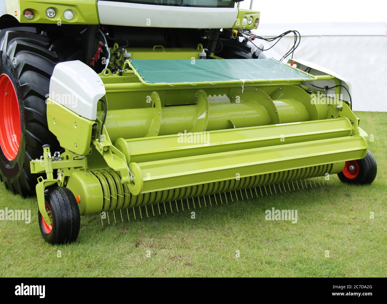 The Front of a Modern Farming Forage Harvester Stock Photo - Alamy