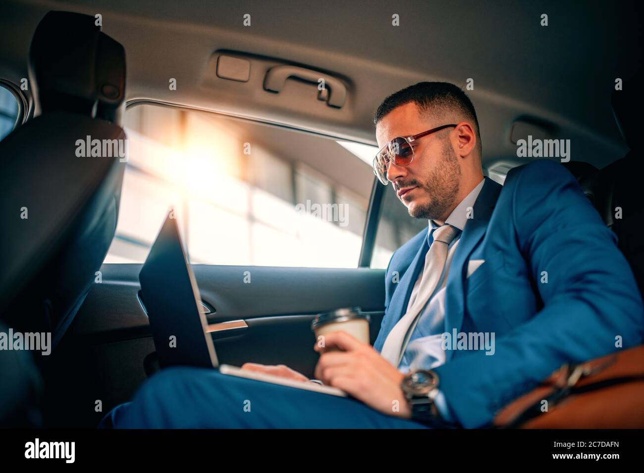 Work from car hi-res stock photography and images - Alamy