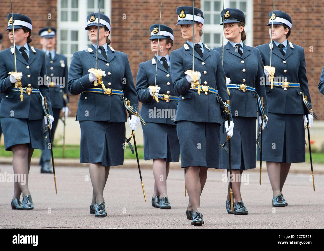 Graduates on parade during the Graduation Ceremony of the Queen's ...