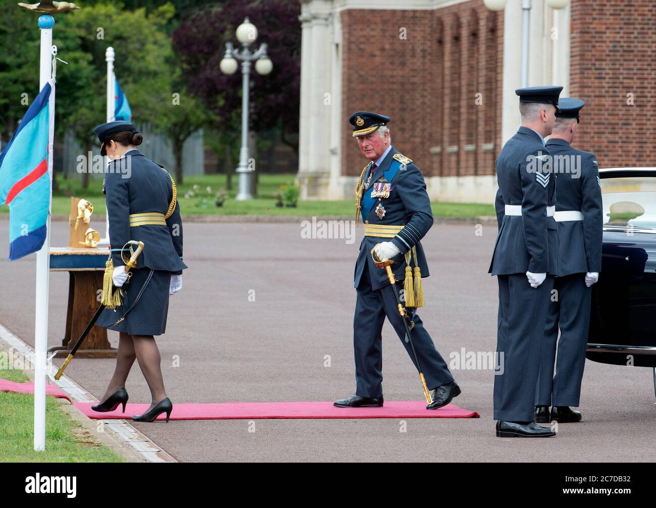 The Prince of Wales arrives for the Graduation Ceremony of the Queen's ...