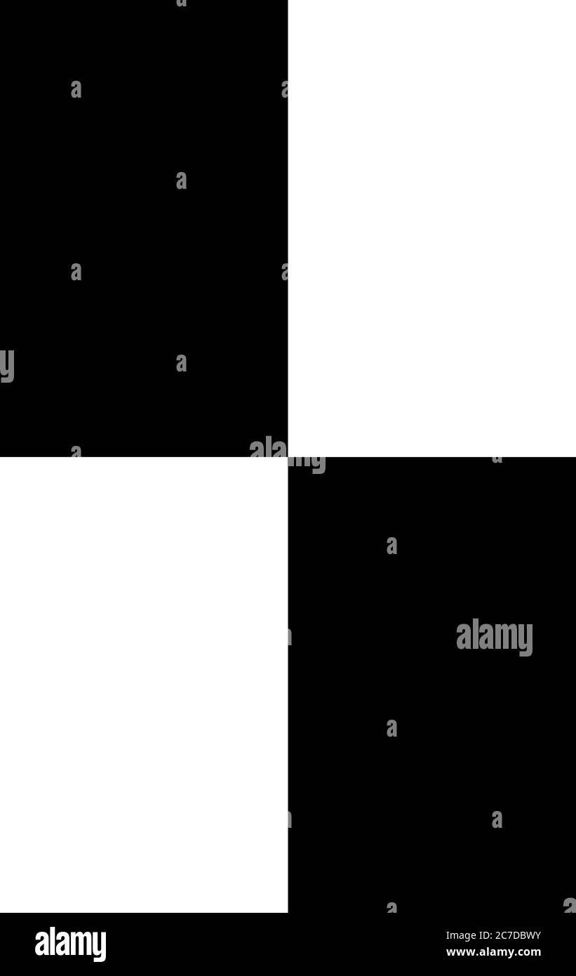 Black and white squares, paper sheets background, two white rectangles ...