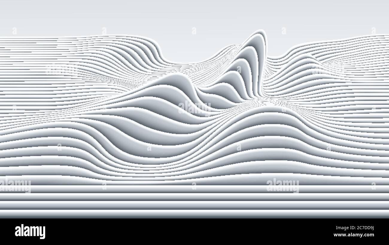 Vector paper cut waves modern background Stock Vector Image & Art - Alamy