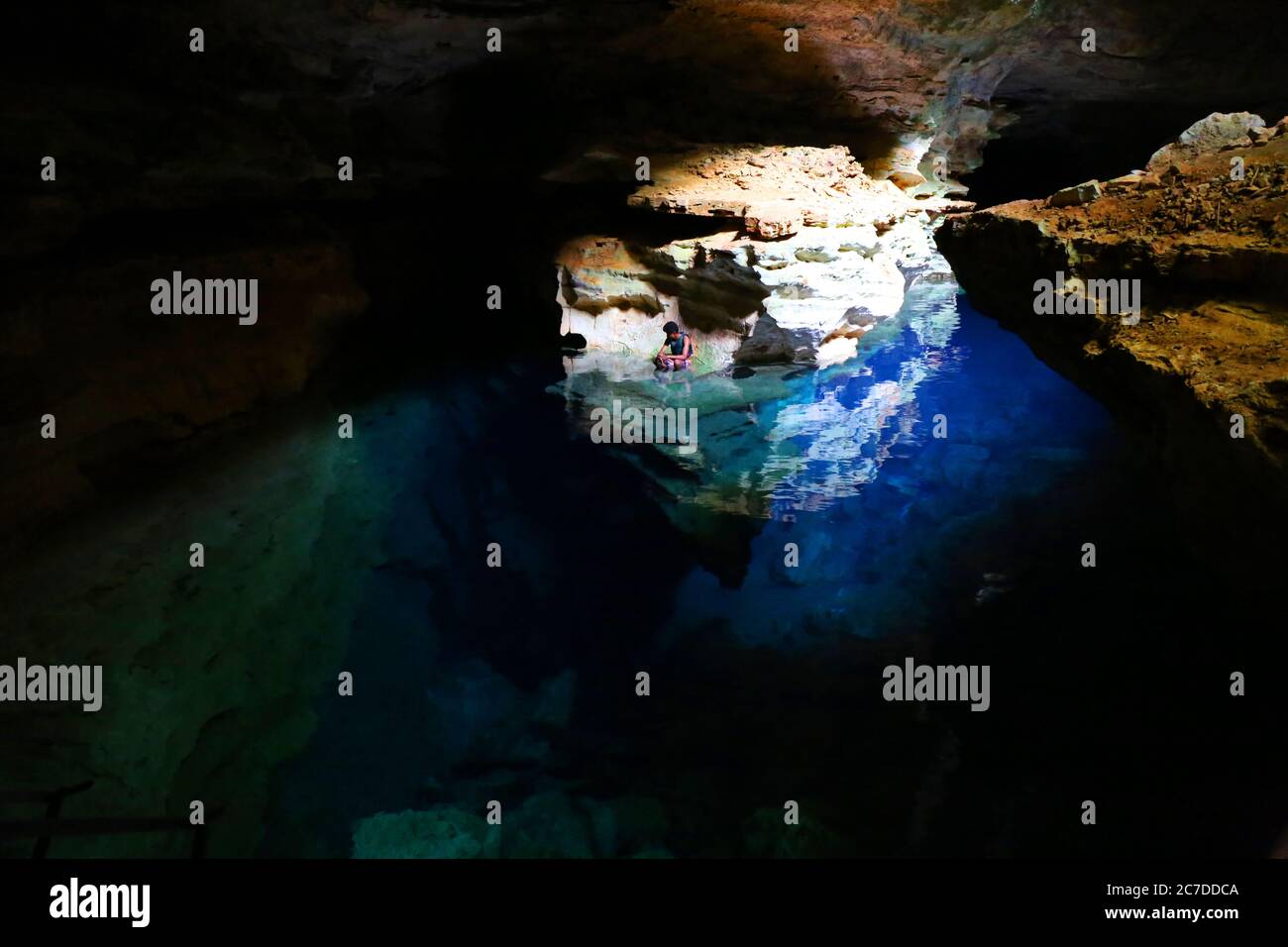 Poco Azul, Chapada Diamantina, Bahia, Brazil Stock Photo - Alamy