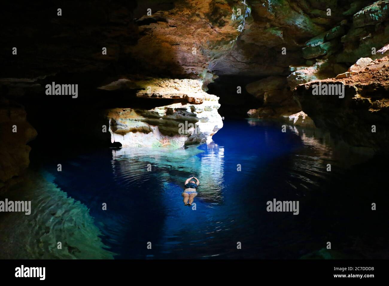 Poco Azul, Chapada Diamantina, Bahia, Brazil Stock Photo - Alamy