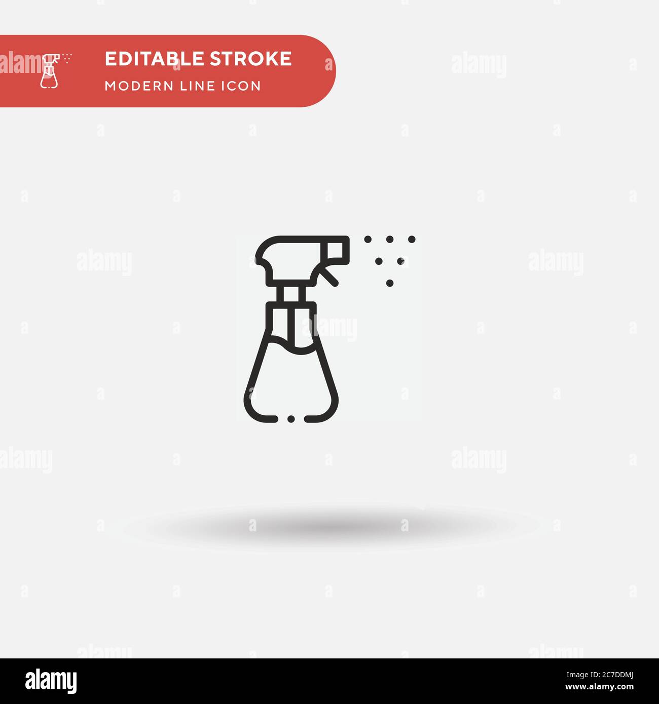 Sprayer Simple vector icon. Illustration symbol design template for web ...