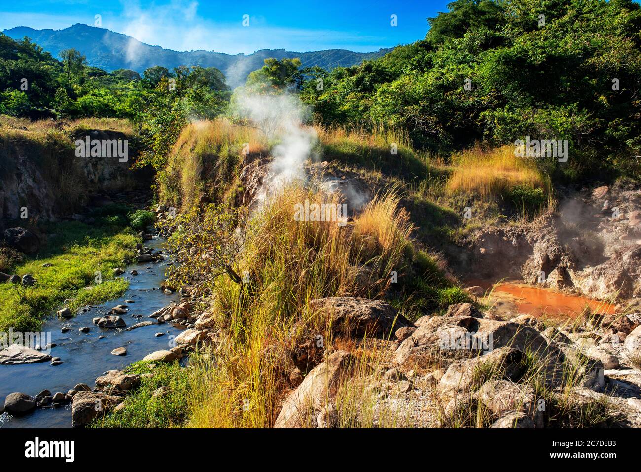 Los Ausoles de Ahuachapán, El Salvador, Central America Los Ausoles is ...