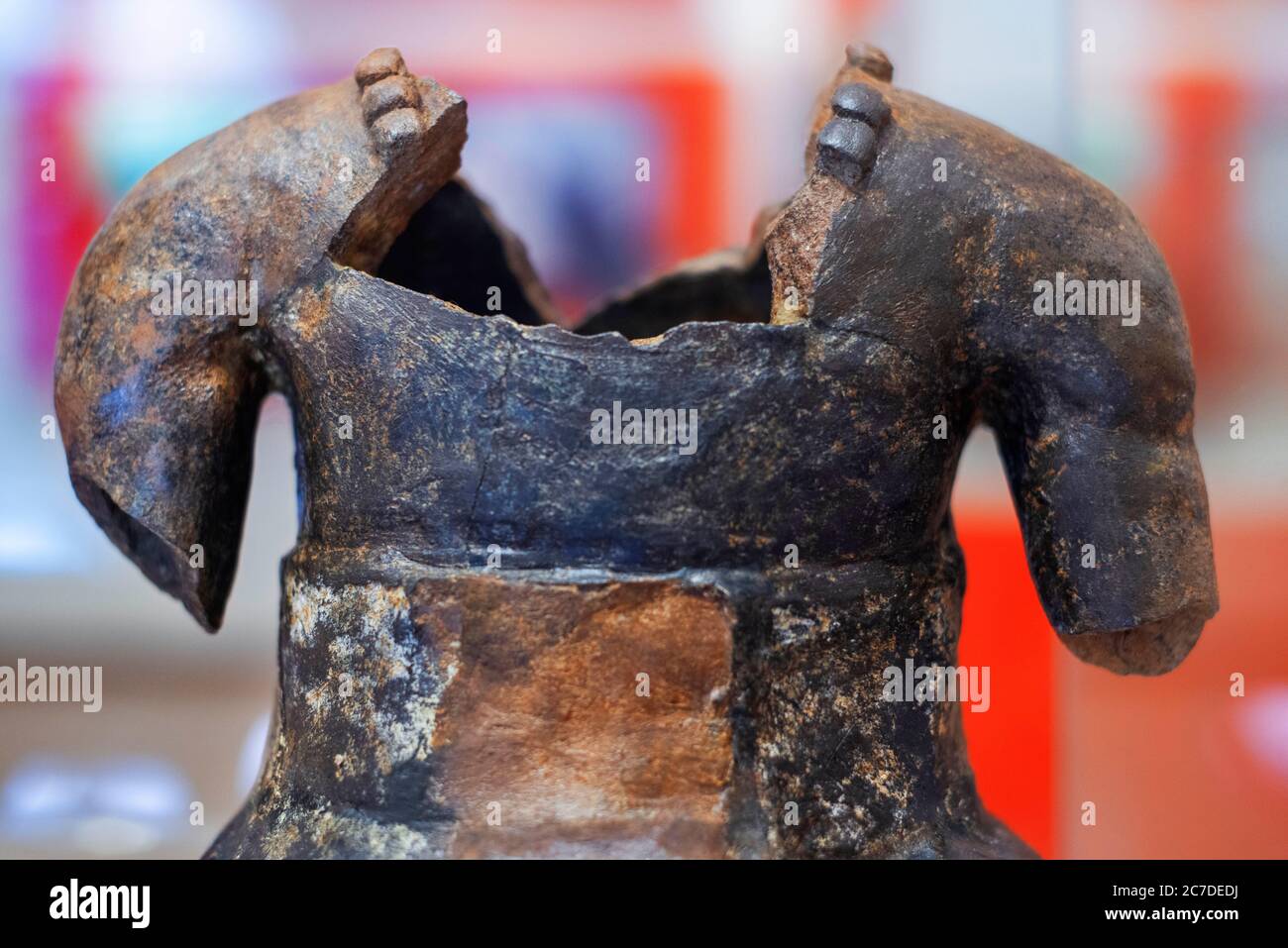 Mayan art in the museum. The ruins of a pre-Columbian Maya farming ...