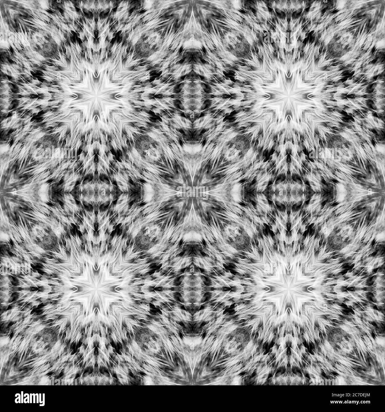 Computer graphics, pattern - kaleidoscope, seamless surreal magic ...