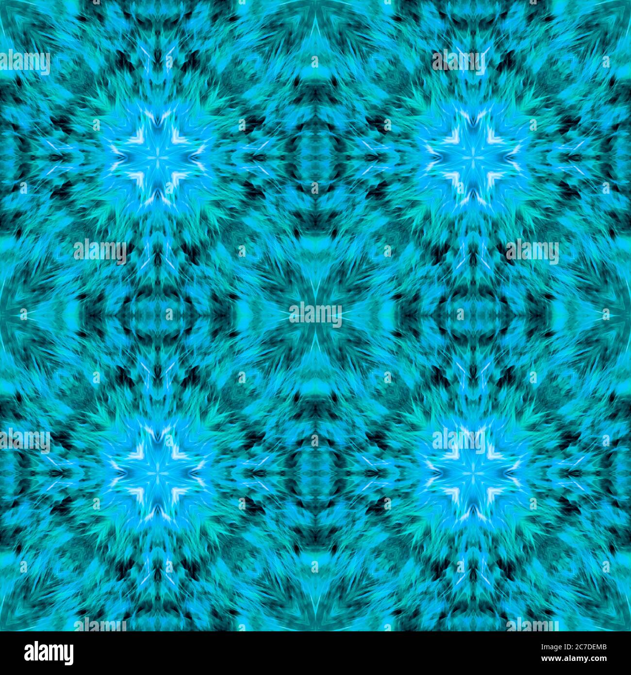 Computer graphics, pattern - kaleidoscope, seamless surreal magical ...