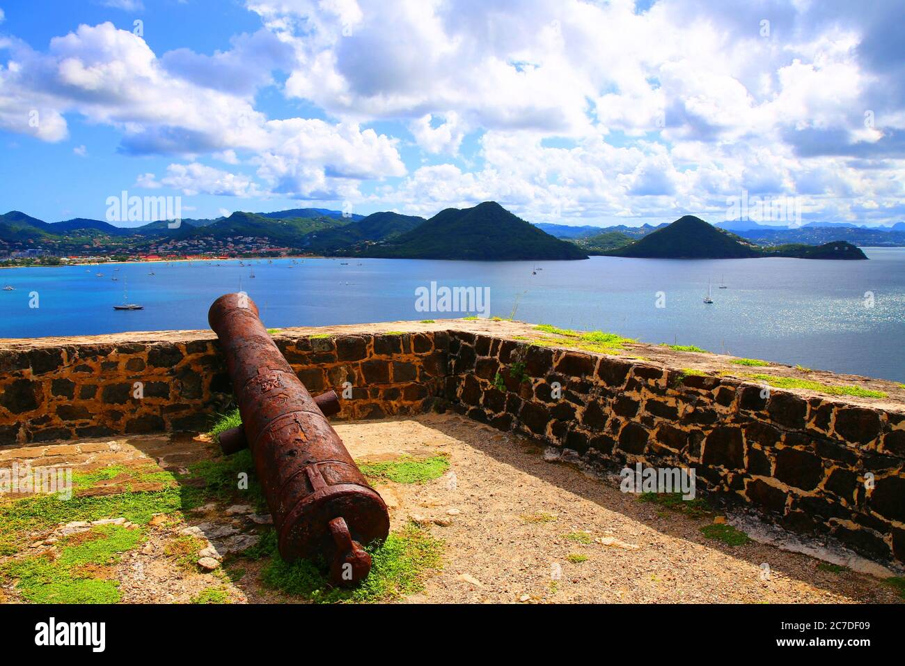 Rodney bay, Pigeon Island, Saint Lucia Stock Photo - Alamy