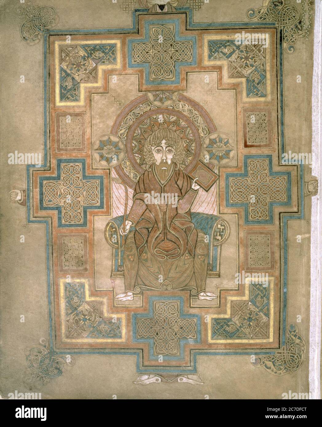 LIBRO DE KELLS S VIII - EVANGELISTA - MS 58 FOL 291 V. Location ...