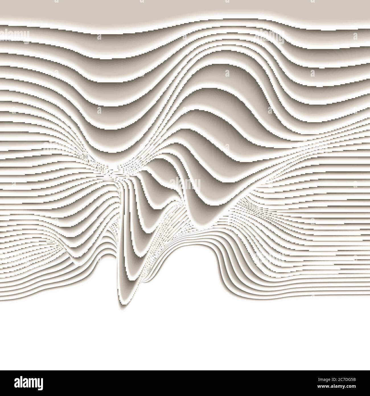 Vector paper cut waves modern background Stock Vector Image & Art - Alamy