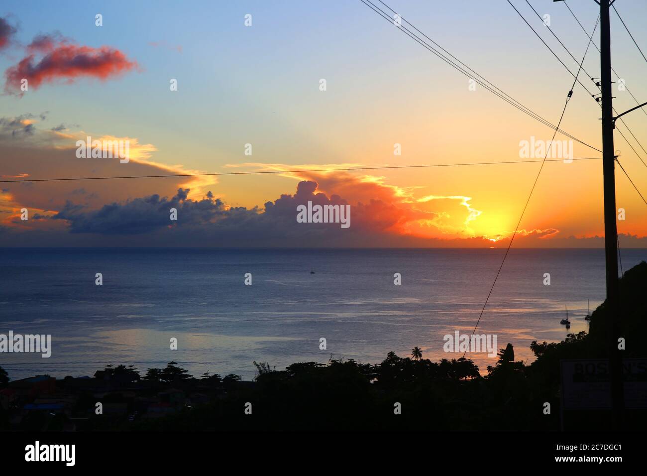 St lucia caribbean and sunrise hi-res stock photography and images - Alamy
