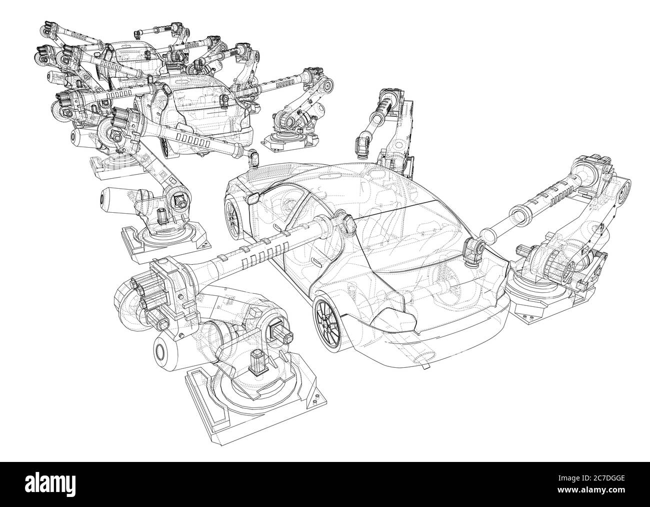 Assembly of motor vehicle Stock Photo - Alamy