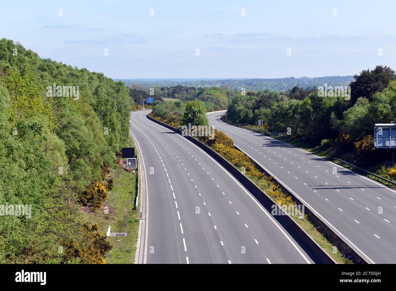 Empty motorway hi-res stock photography and images - Alamy
