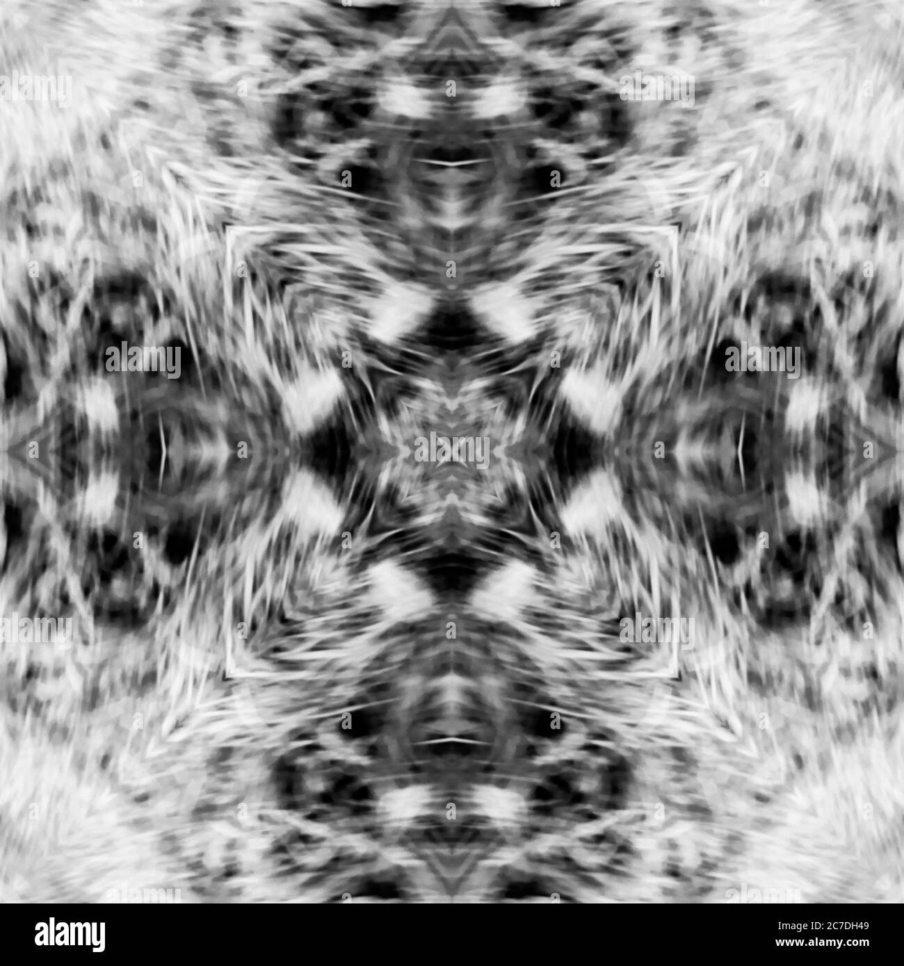 Computer graphics, pattern - kaleidoscope, seamless surreal magic ...