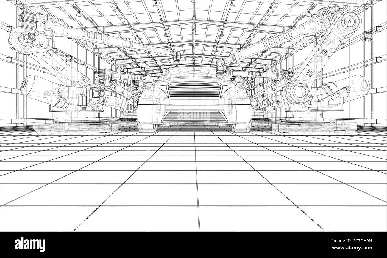 Assembly of motor vehicle Stock Photo - Alamy