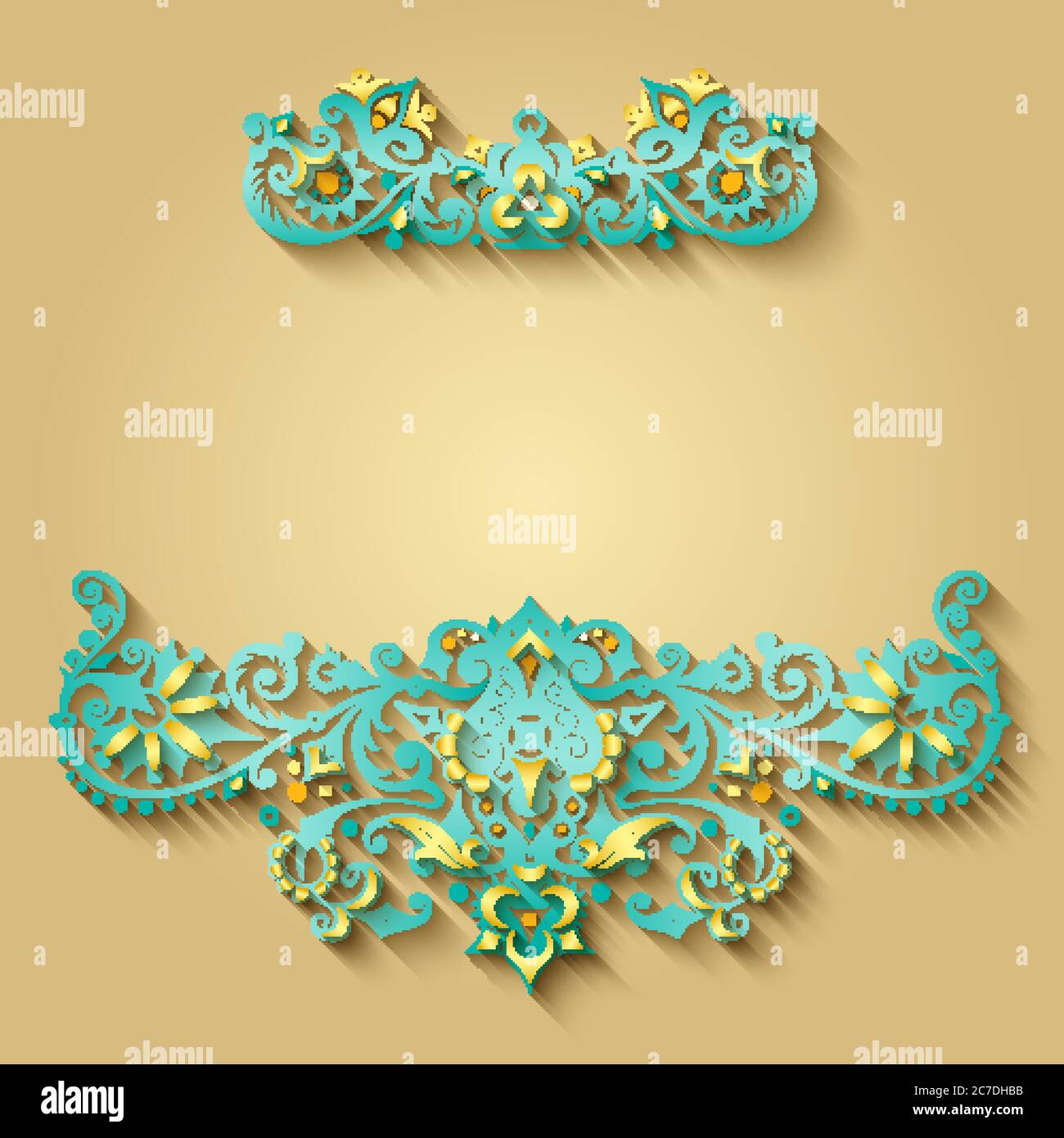 Vector modern volumetric floral elements Stock Vector Image & Art - Alamy