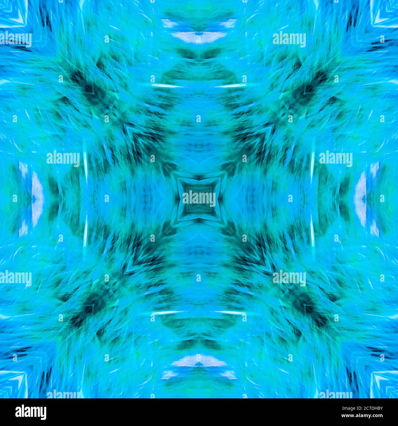 Computer graphics, pattern - kaleidoscope, seamless surreal magical ...