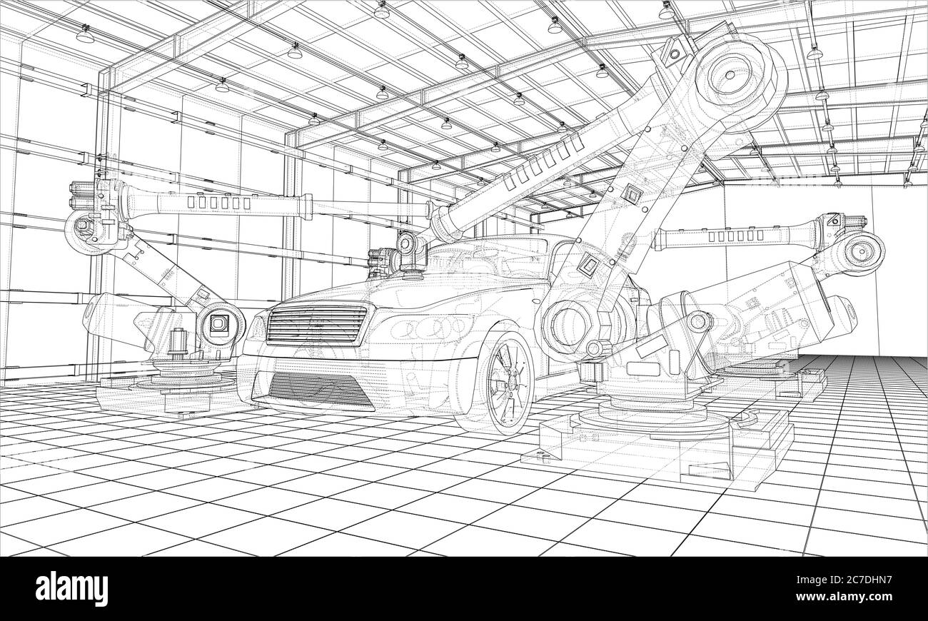 Assembly of motor vehicle Stock Photo - Alamy