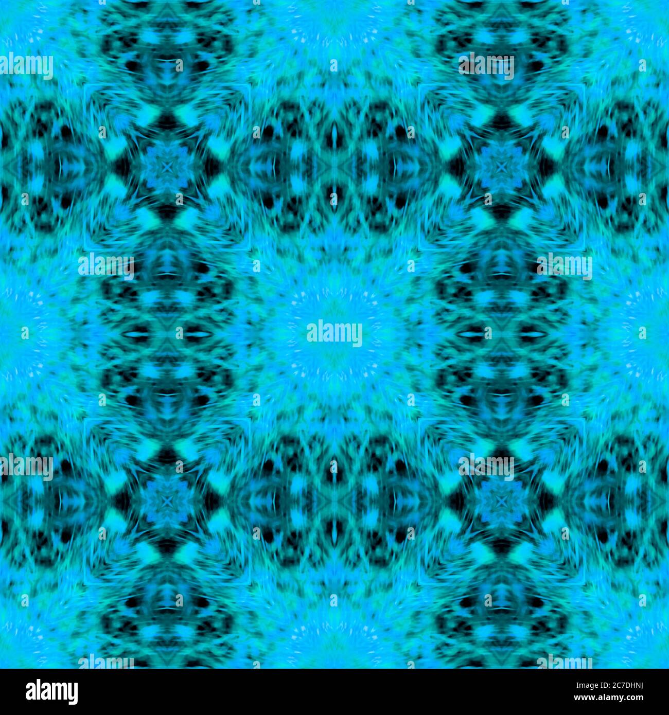 Computer graphics, pattern - kaleidoscope, seamless surreal magical ...