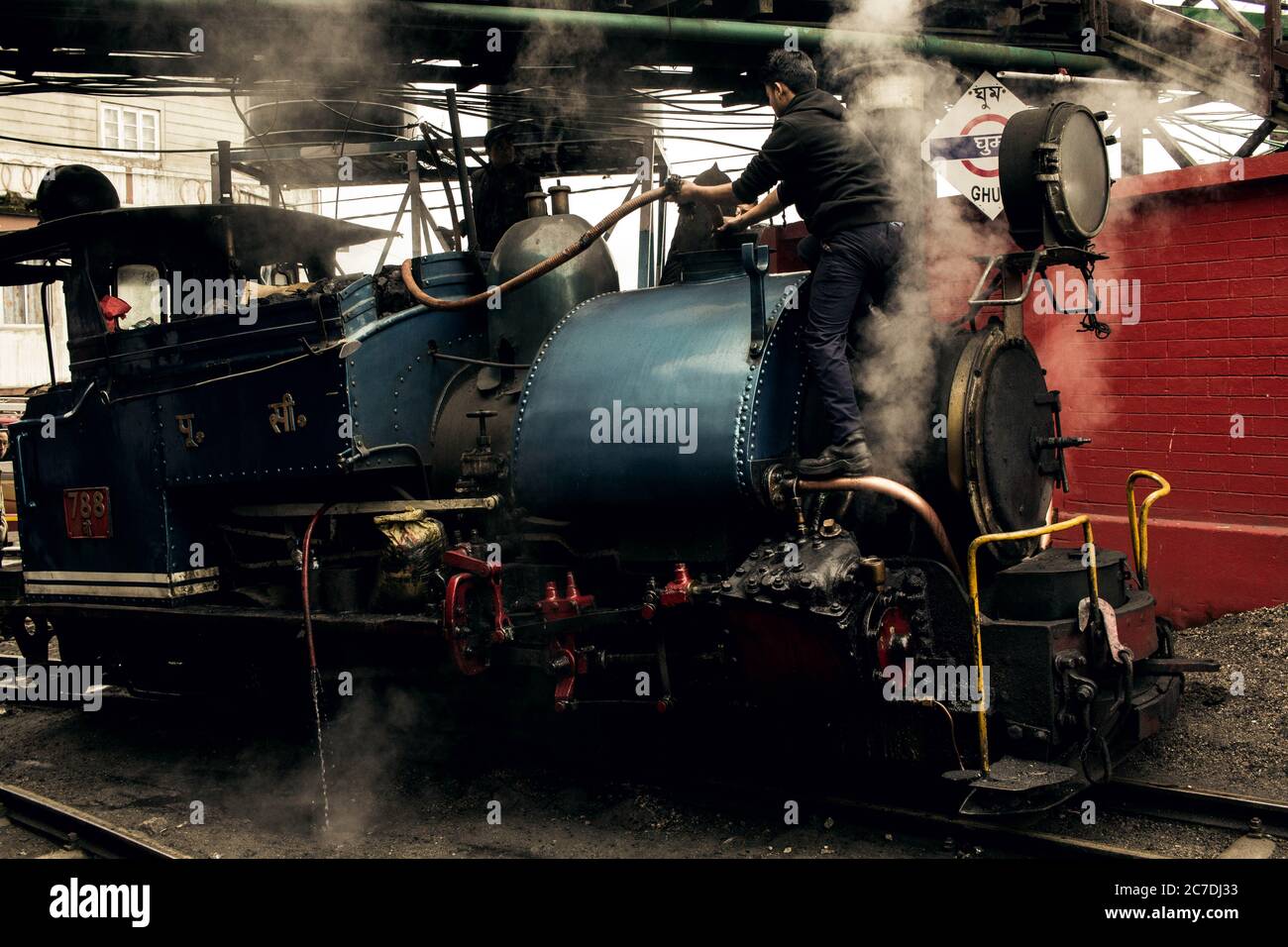 Indian steam railway hi-res stock photography and images - Alamy