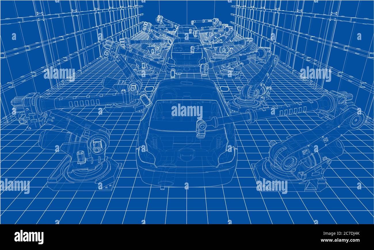 Assembly of motor vehicle Stock Photo - Alamy