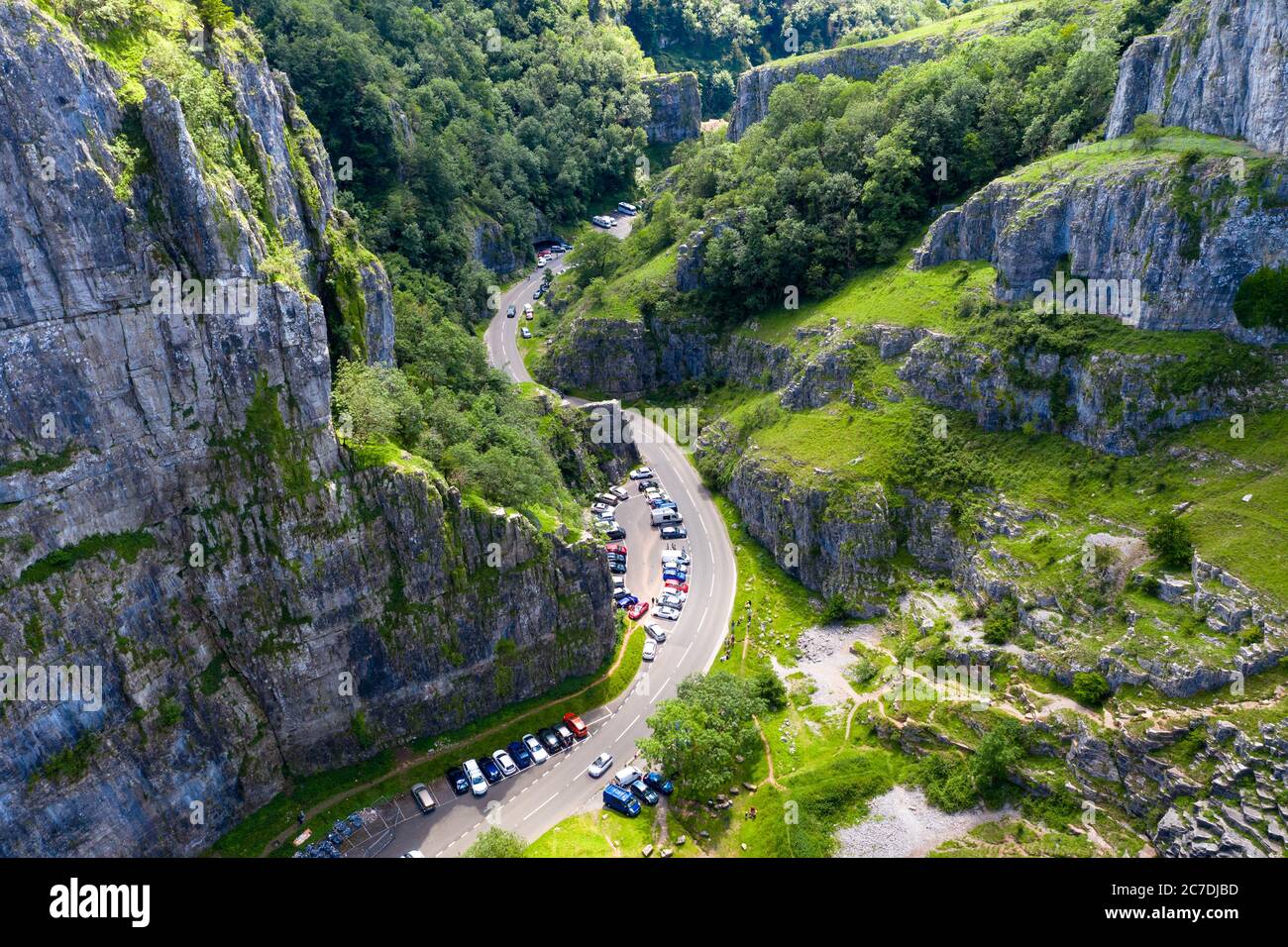 Cheddar gorge aerial hi-res stock photography and images - Alamy