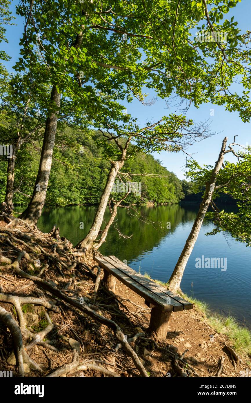Morske oko lake in English "Sea Eye" (called Velke Vihorlatske jazero ...