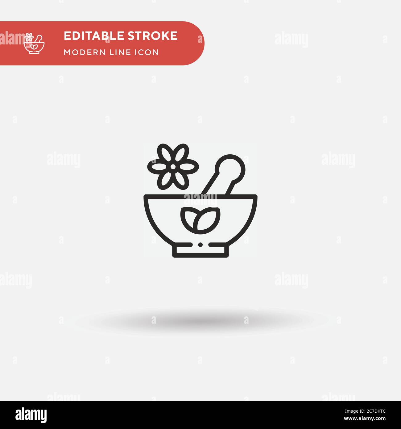 Herb Simple vector icon. Illustration symbol design template for web ...