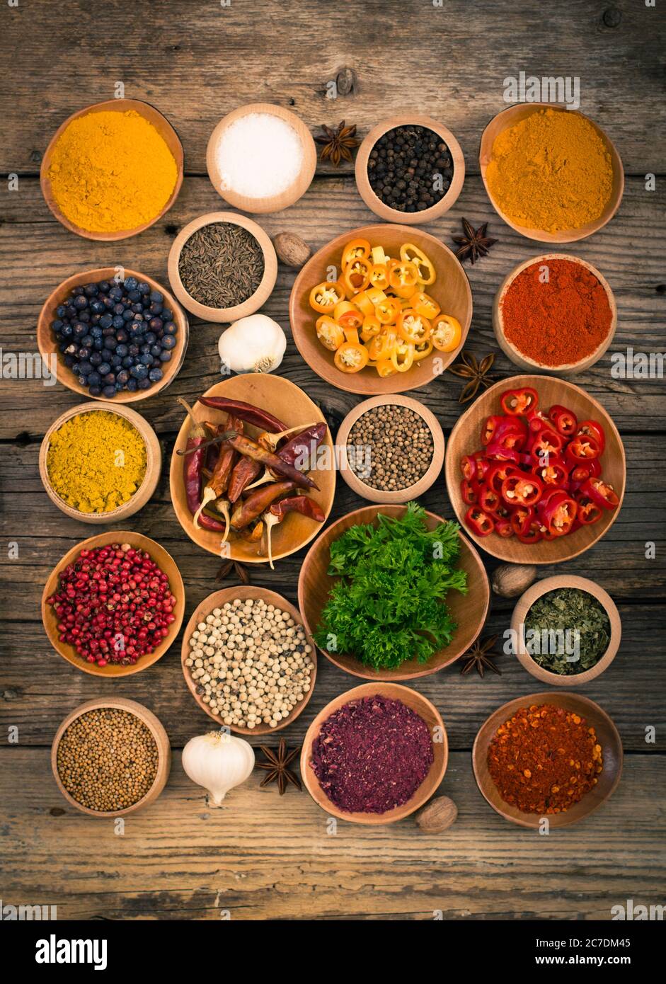 Various herbs spices ginger hi-res stock photography and images - Alamy