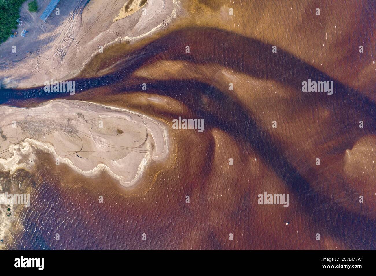 River Flowing Sea Aerial High Resolution Stock Photography and Images ...