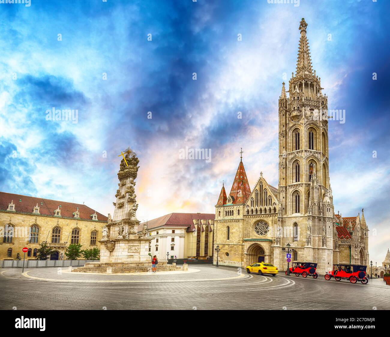Amazing Matthias Church in Budapest, Hungary. Roman Catholic church in ...
