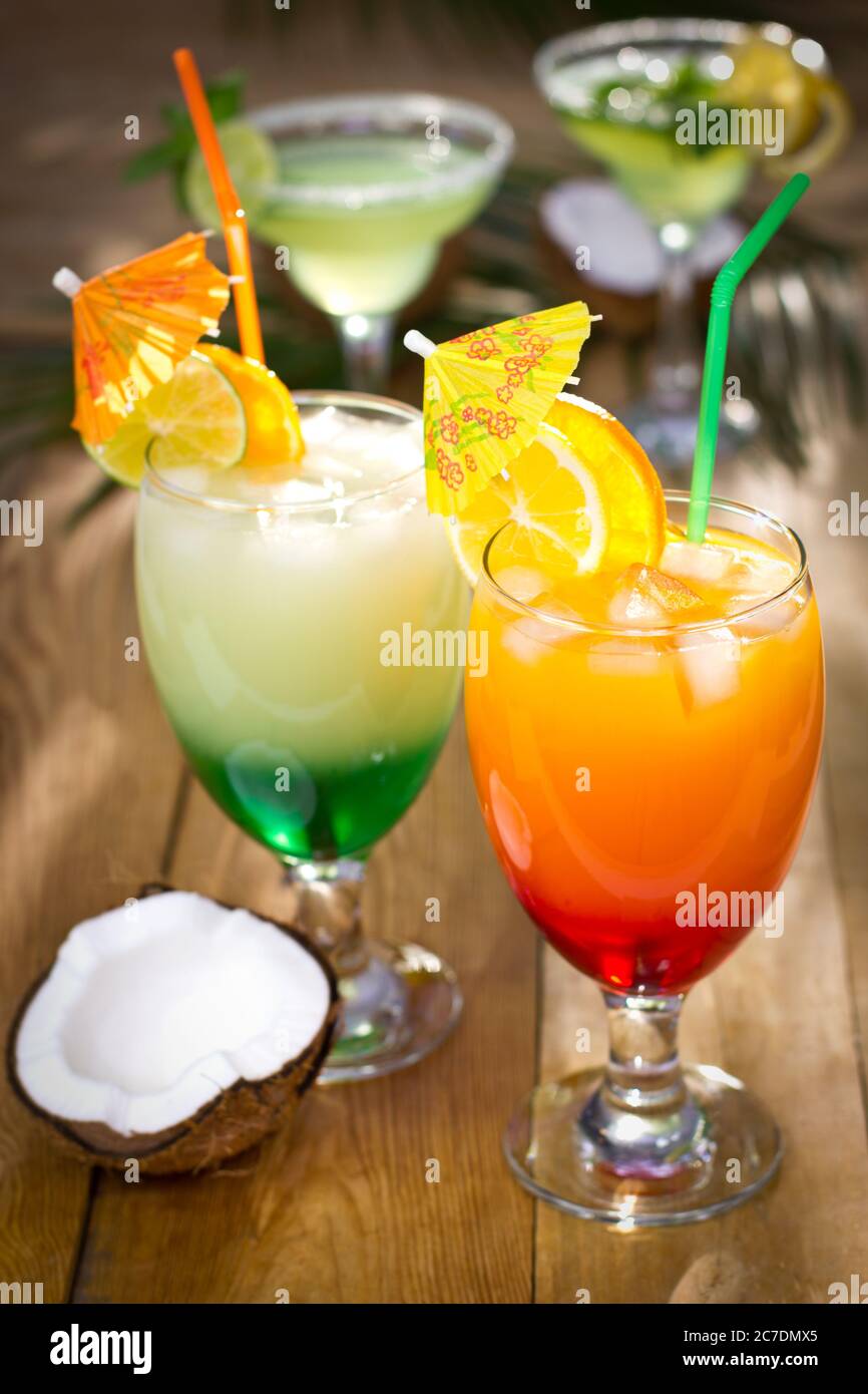 Tropical drinks hi-res stock photography and images - Alamy