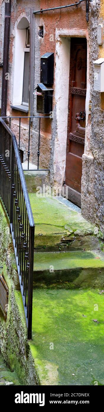 historic houses in the village of Perinaldo Italy Stock Photo - Alamy