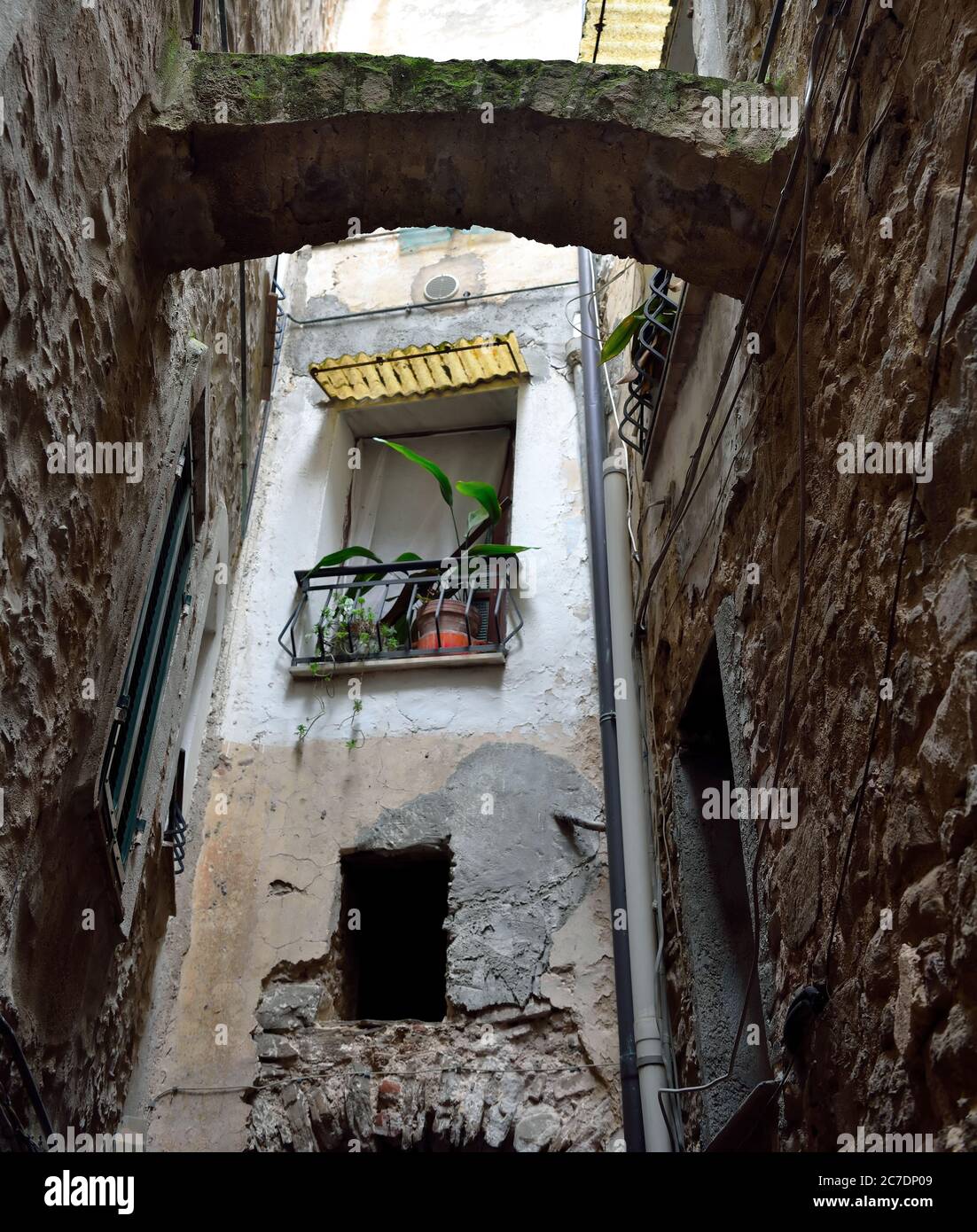 historic houses in the village of Perinaldo Italy Stock Photo - Alamy