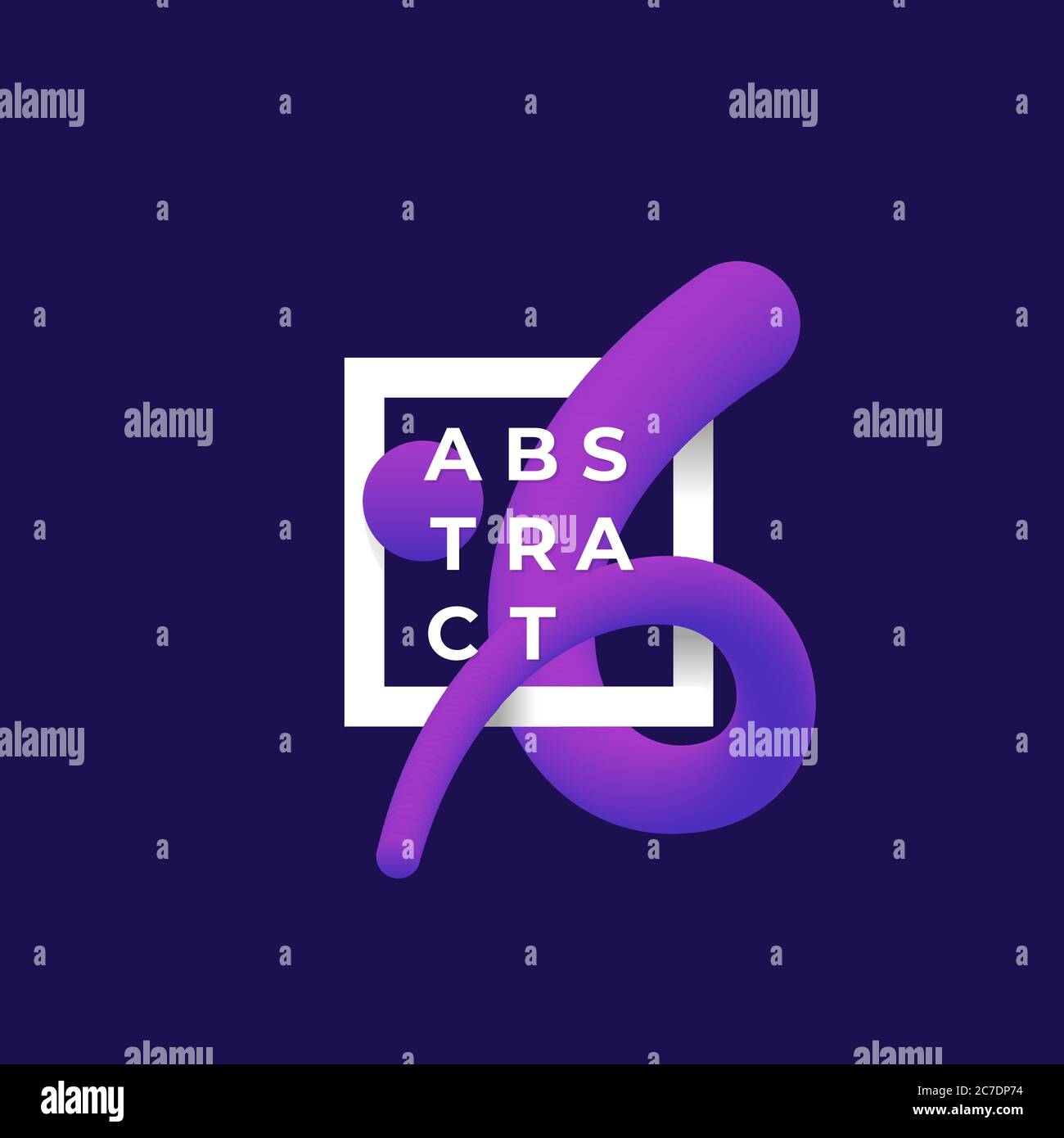 Curved line logo hi-res stock photography and images - Alamy